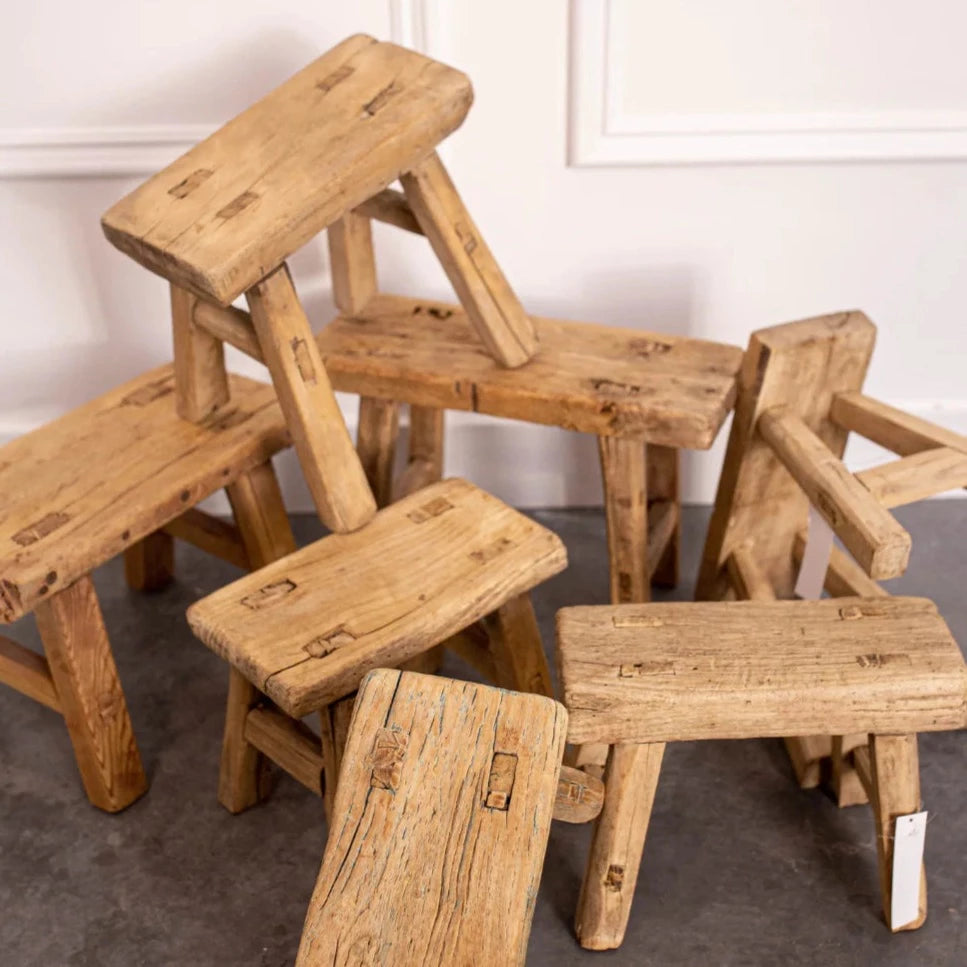 Wooden baby stool store